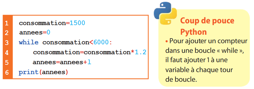 Programmer en Python - Écrire une boucle